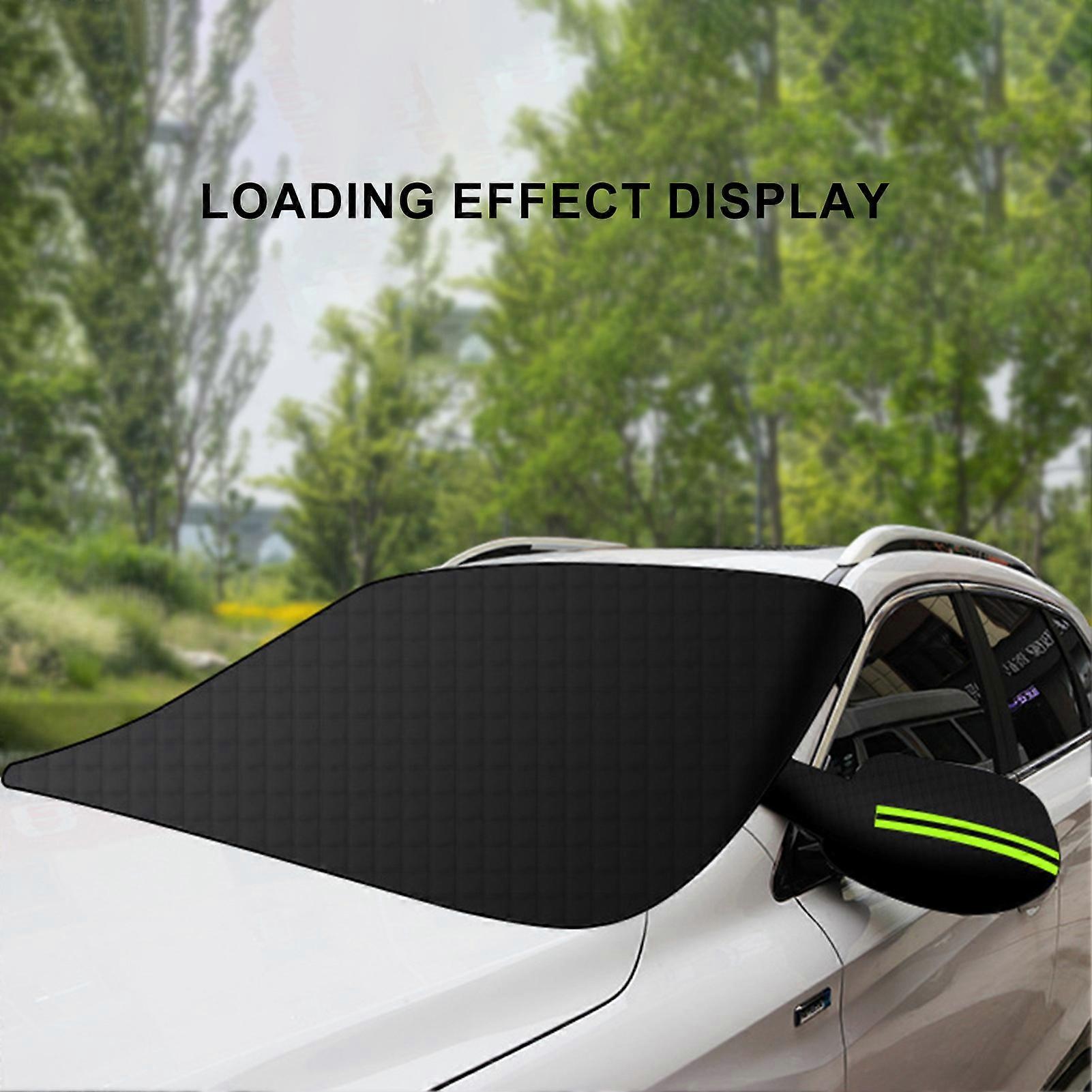 Car Windshield Snow Cover Double Layers Aluminum Film Freeze Protection ...
