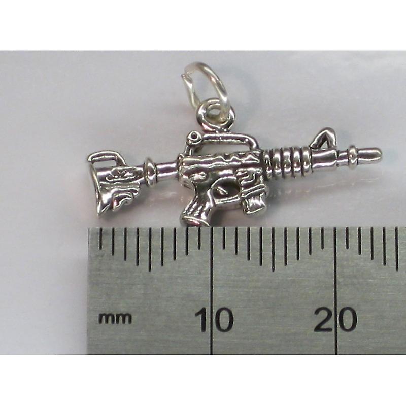 Machine Gun Sterling Silver Charm .925 X 1 Weapons And Guns Charms ...