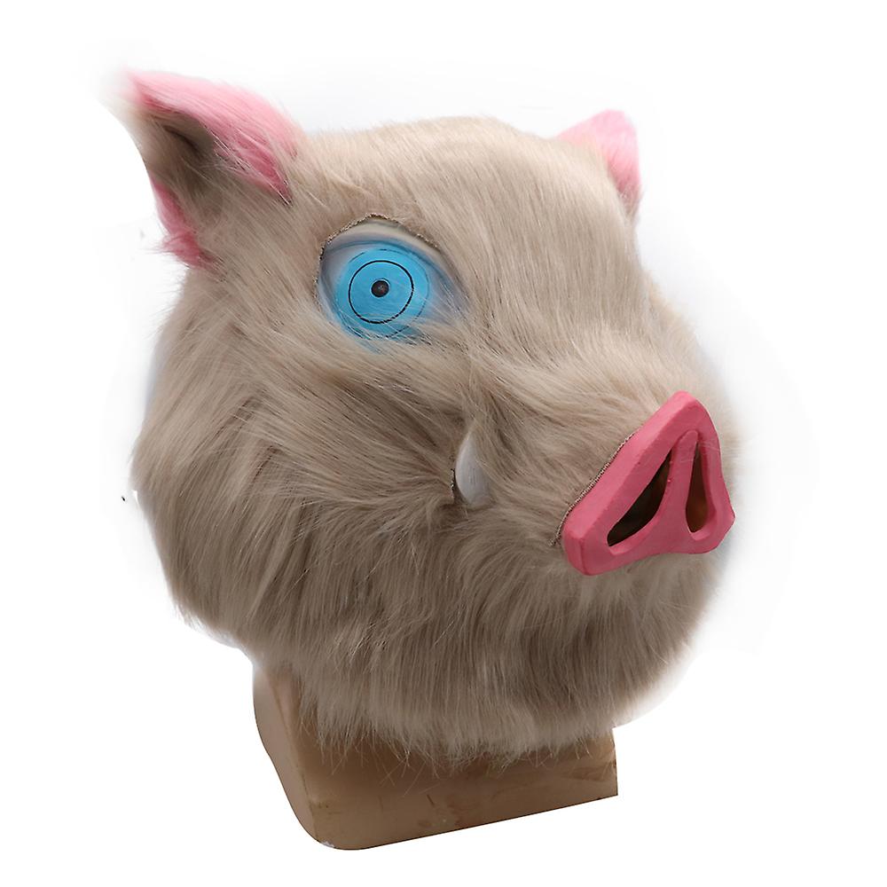 Halloween Anime Demon Slayer Kimetsu No Yaiba Hashibira Inosuke Cosplay ...