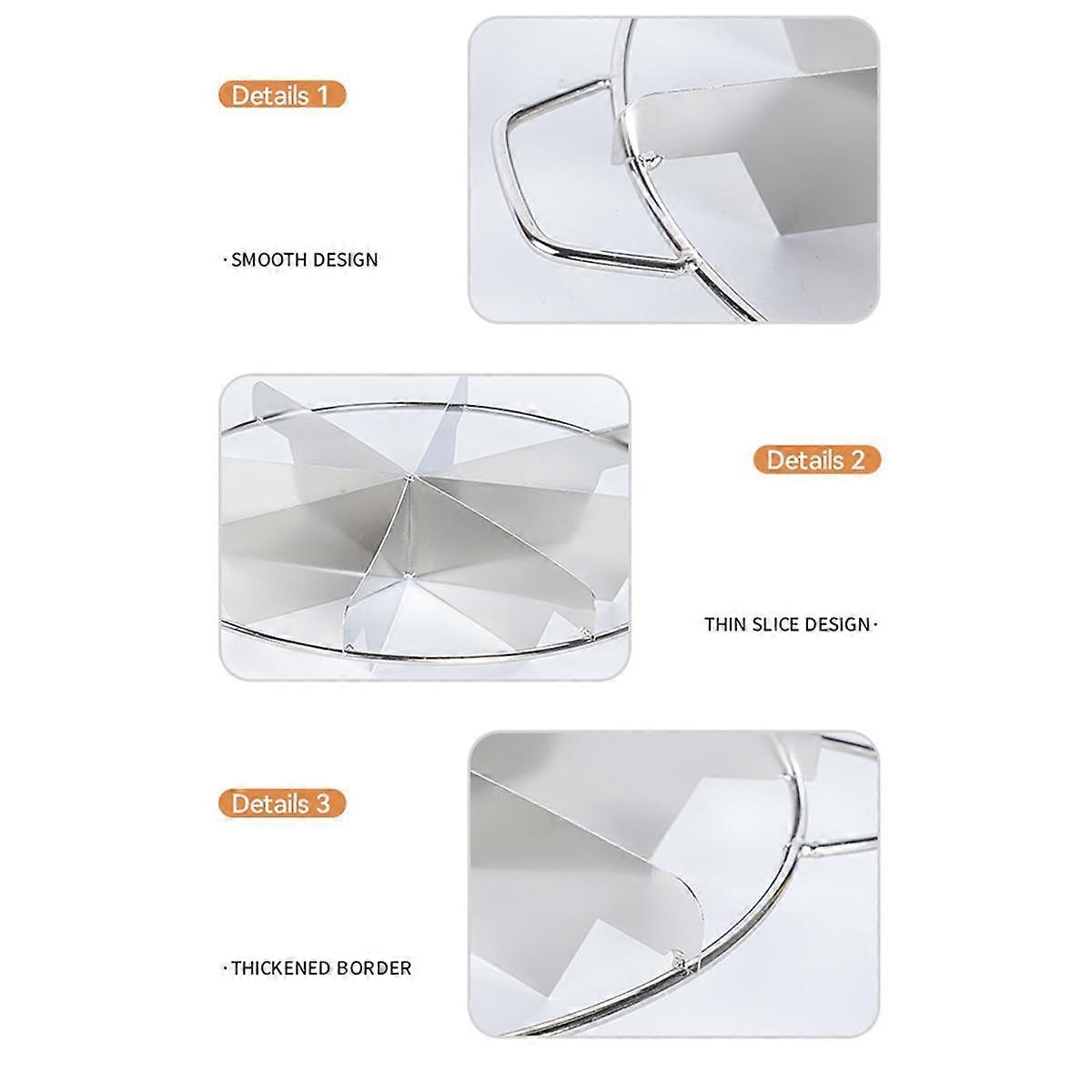 Stainless Steel Pie Cutter 8-Slice Pie Cutter Creates Beautifully ...