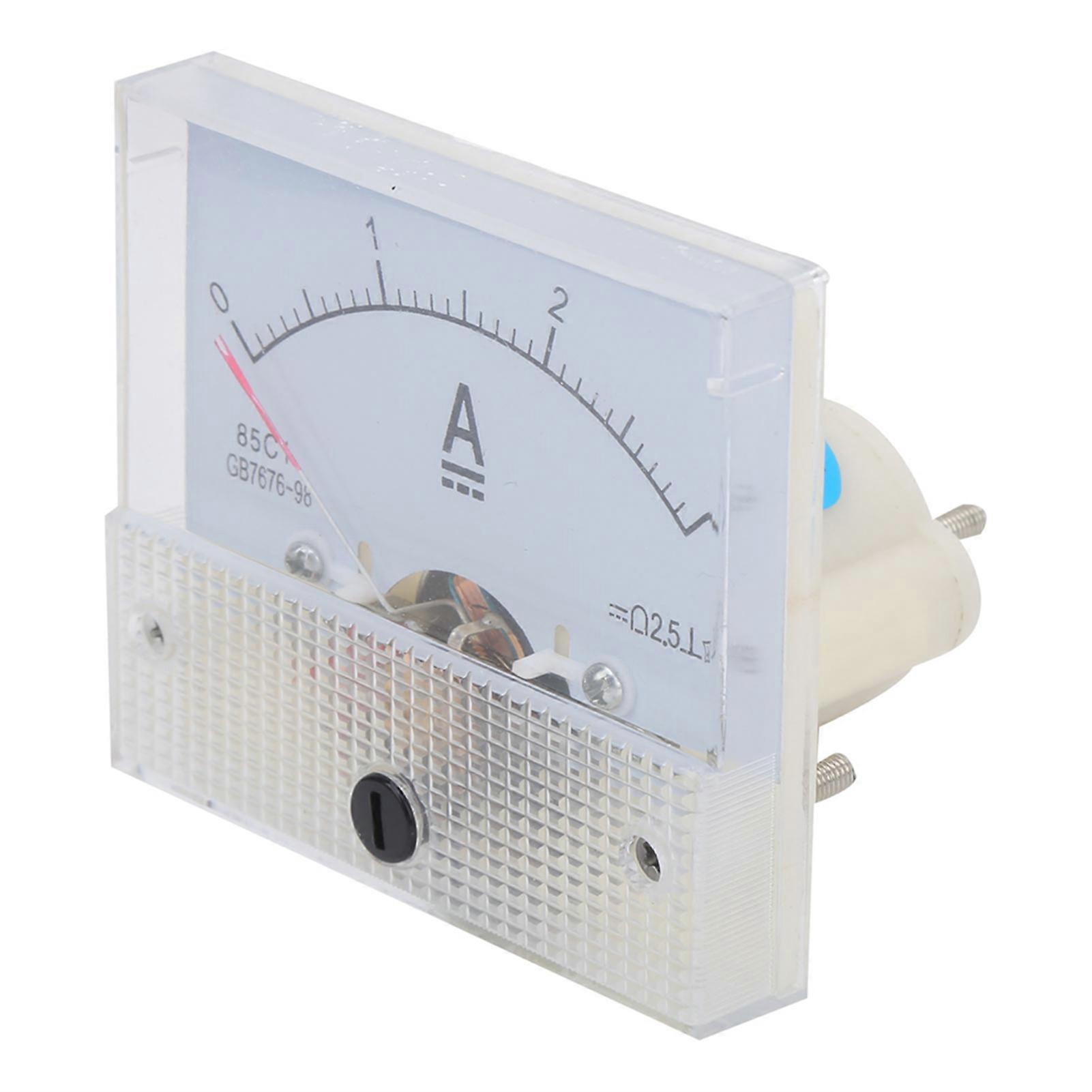 85C1 DC 0~3A HighAccuracy Current Meter ABS Pointer Type Ammeter Analog ...