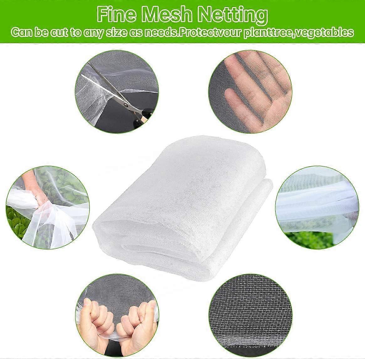 Garden Nets Insect Netting, Fine Mesh Protective Netting, Against Bird ...