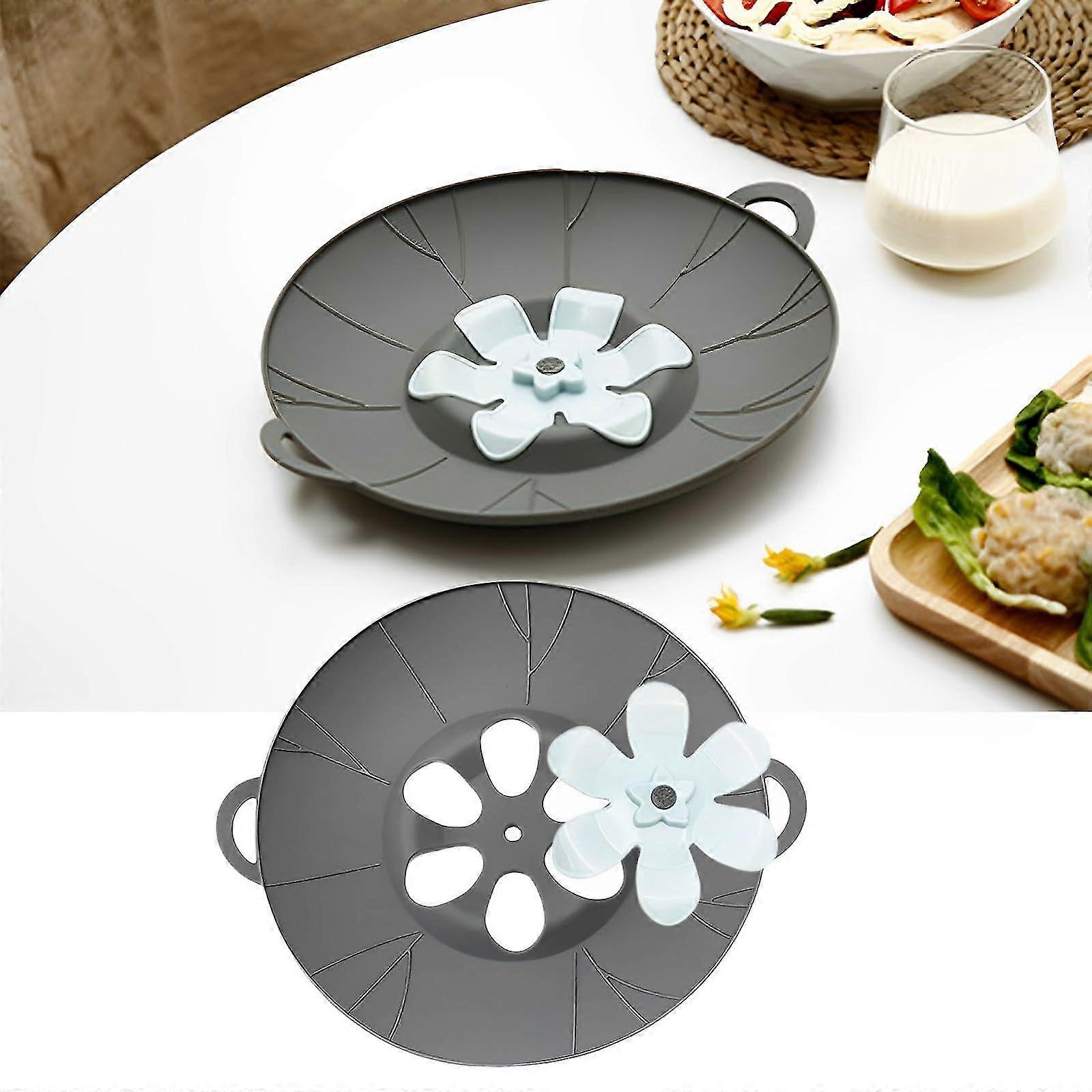 Silicone Splatter Guard, Spill Stopper Lid Cover, Silicone Pan Lid ...