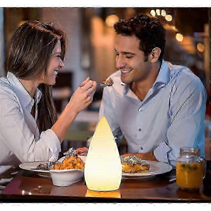 Rechargeable Wireless Led Table Lamp, Ip54 Teardrop Sauna Lamp Dimmable ...