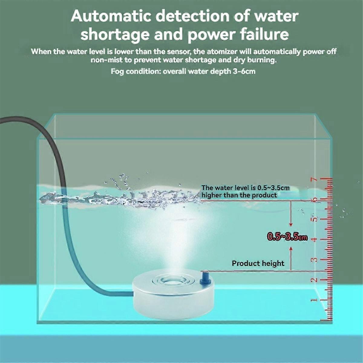 Mini Fogger Water Fountain Pond Fog Machine Atomizer for Halloween ...