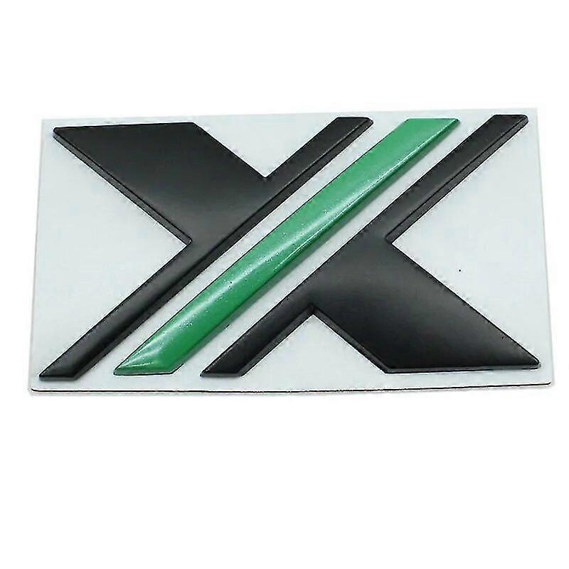 3d Metal Black Logo X Xpower Emblem Car Fender Badge Trunk Decal For Mg ...