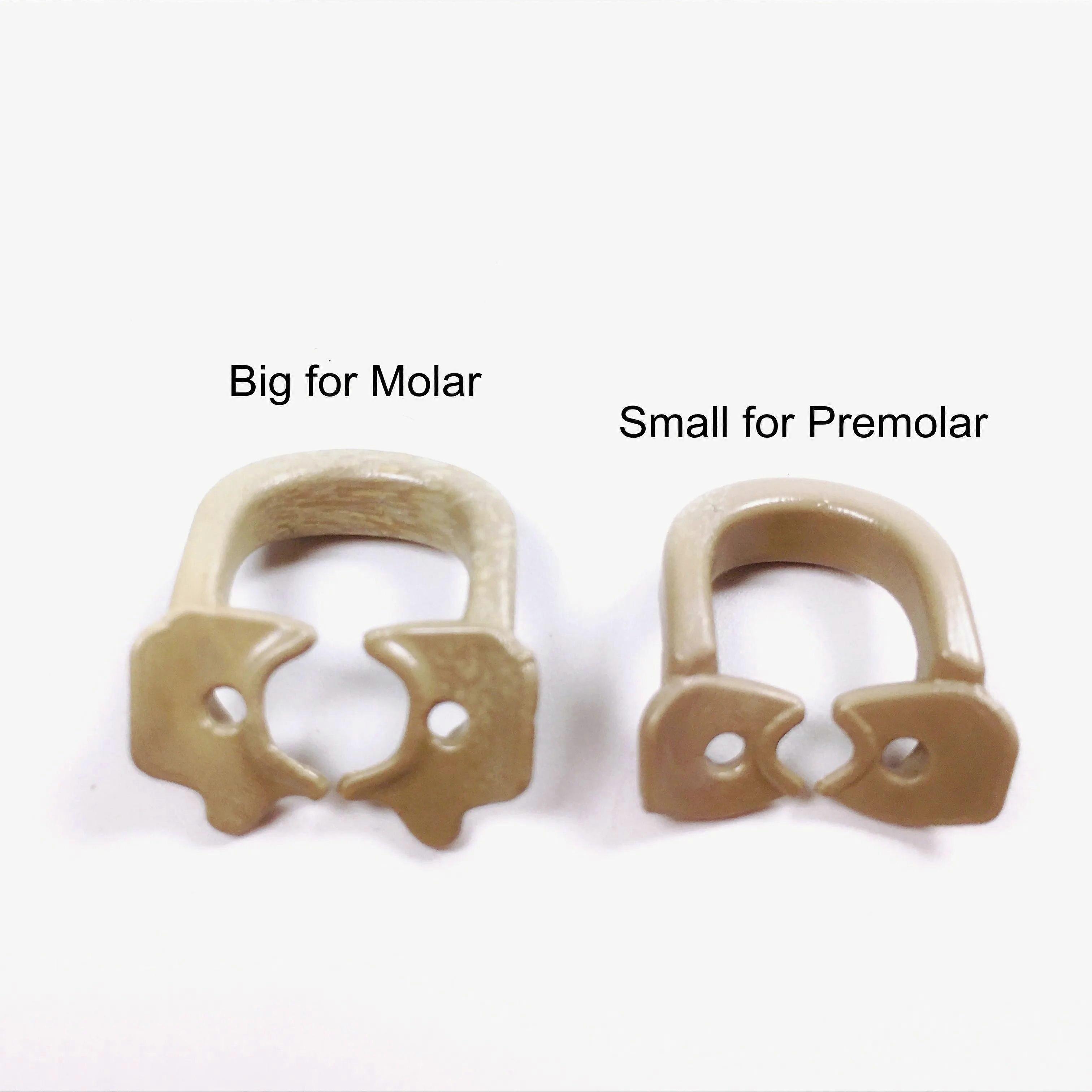 10Piece Dental Resin Kerr Style Soft Clamp Universal Rubber Dam Sheet ...