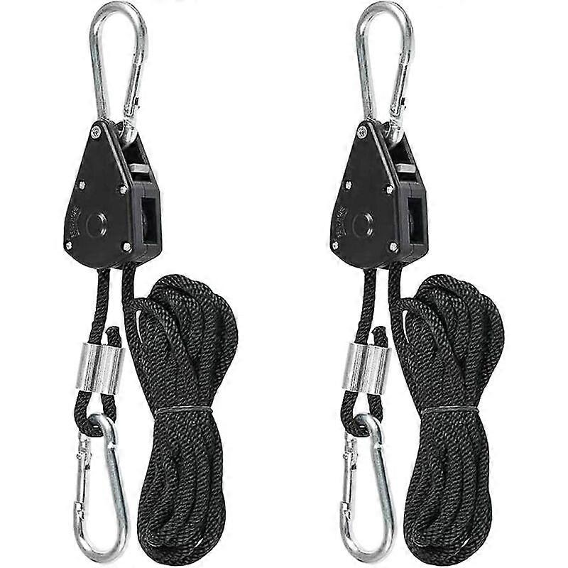 Ratchet Ropes with Hooks Rope Pulley Ratchet Adjustable Ratchet Ropes ...