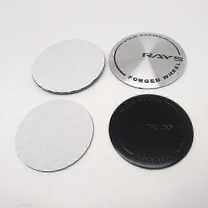 4pcs 45mm 50mm 56mm Volk Racing Rays Wheel Center Cap Sticker Hub Cover ...