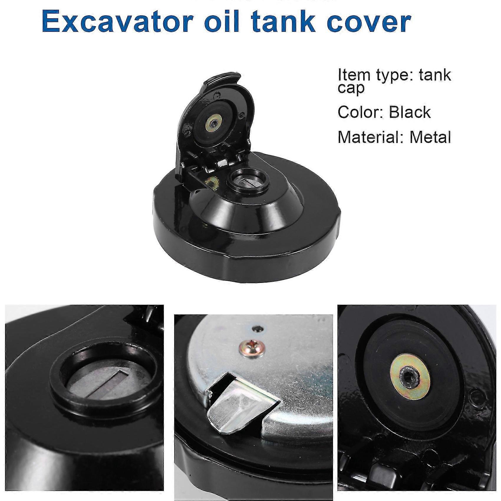 Excavator Fuel Tank Cap with 2 Keys for Takeuchi Excavator Track Loader ...