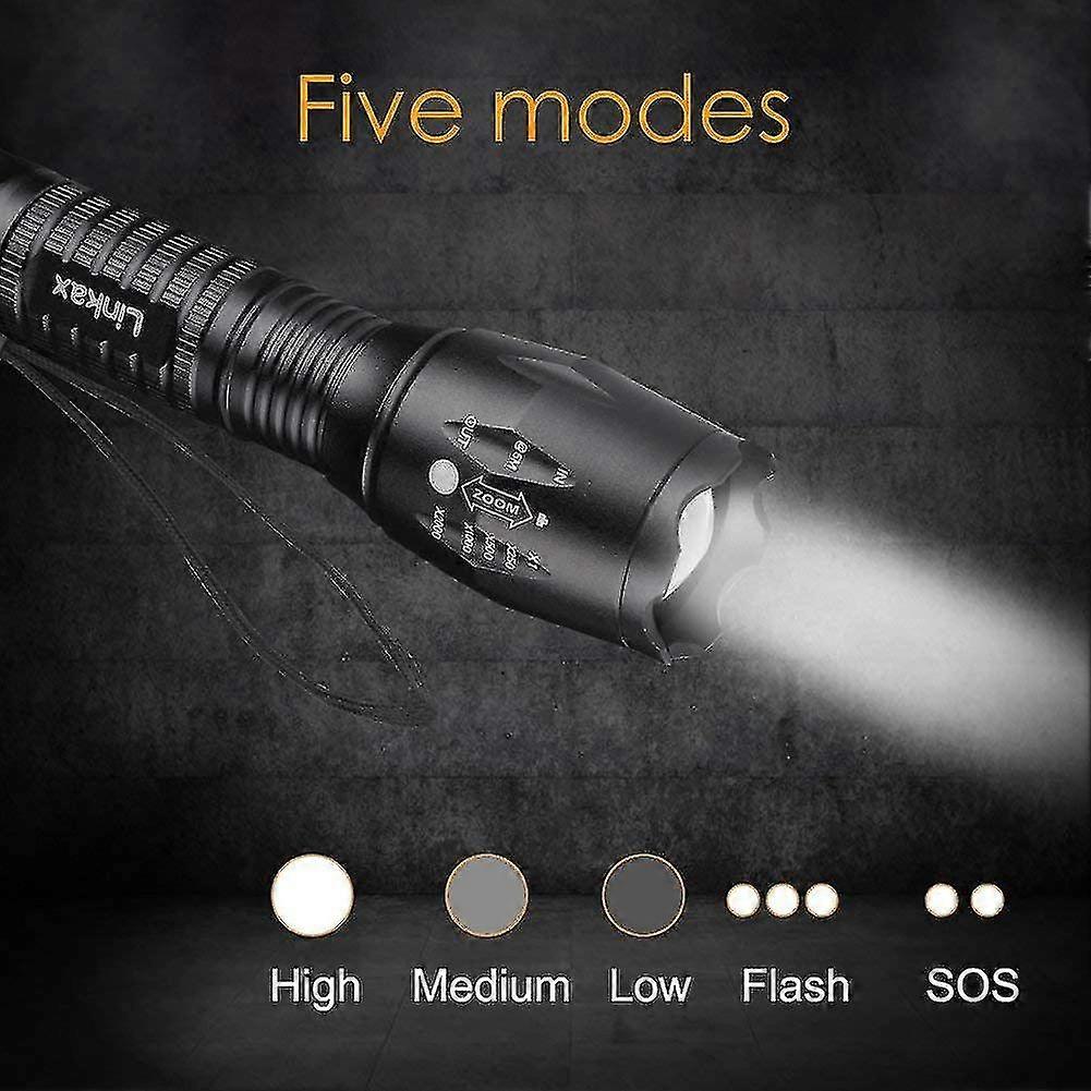 Led Torch Led Flashlight Adjustable Focus Handheld Flashlight Super ...