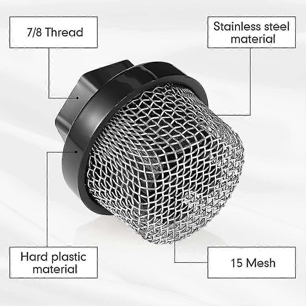 Sprayer Paint Strainer Inlet Filter Strainer Mesh Filter Intake Hose For Airless Sprayer 2pcs ...