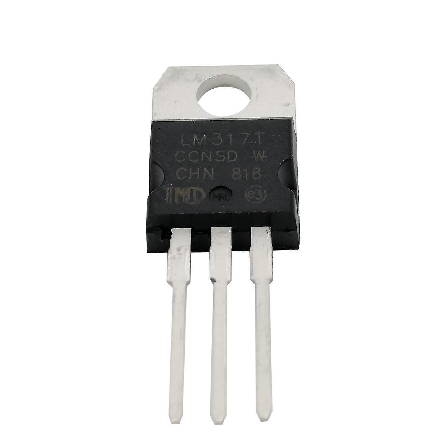 10PCS LM317T LM317 Adjustable Three-Terminal Voltage Regulator TO-220 Transistor Output 1.5A 1 ...