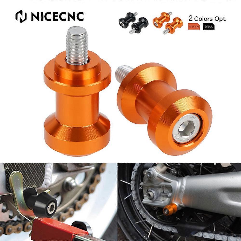 M10 P1.5 CNC Swingarm Spools Sliders Rear Stand Holders For KTM 790 890 ...