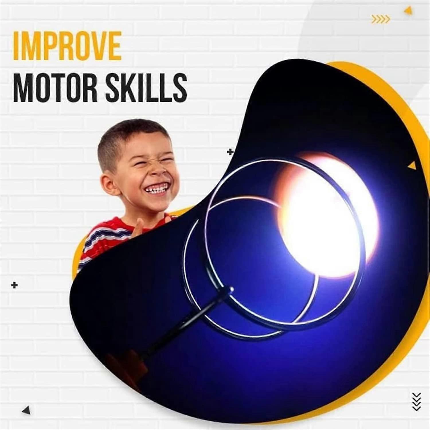 Spinning Top Gyro Wheel Hand Operated Magical Glittering Spinning Top ...