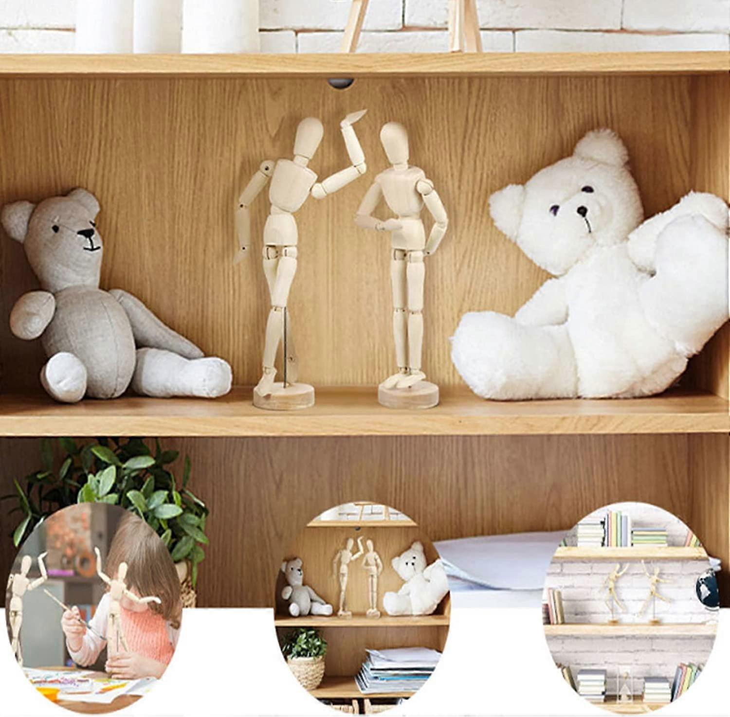 Woode Mannequin Artist Mannequin met Stand Flexibele Gewrichten ...