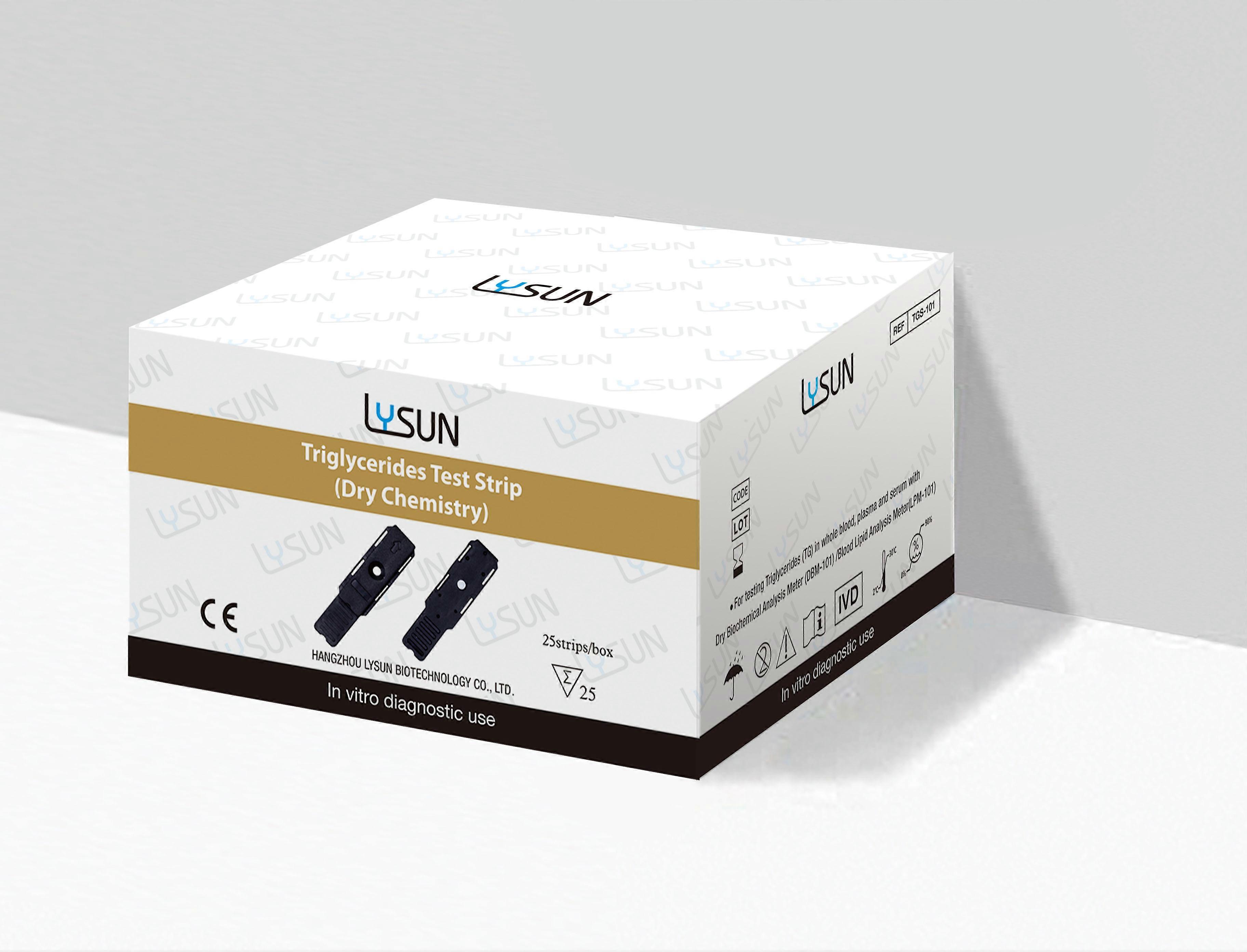 Portable Dry Biochemical Analysis Meter Strips 3 in 1 Blood Lipid ...