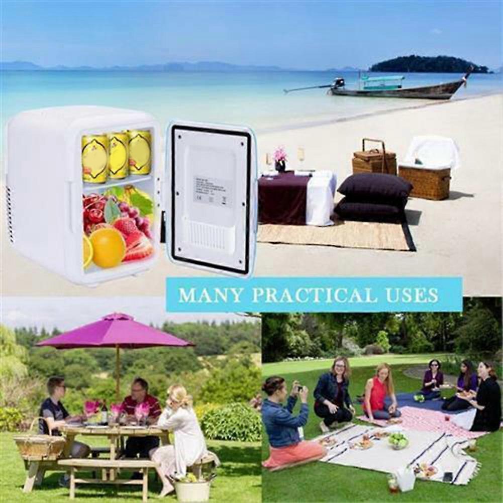 4L Mini Car Fridge, Portable Travel Freezer Personal Driving Small ...