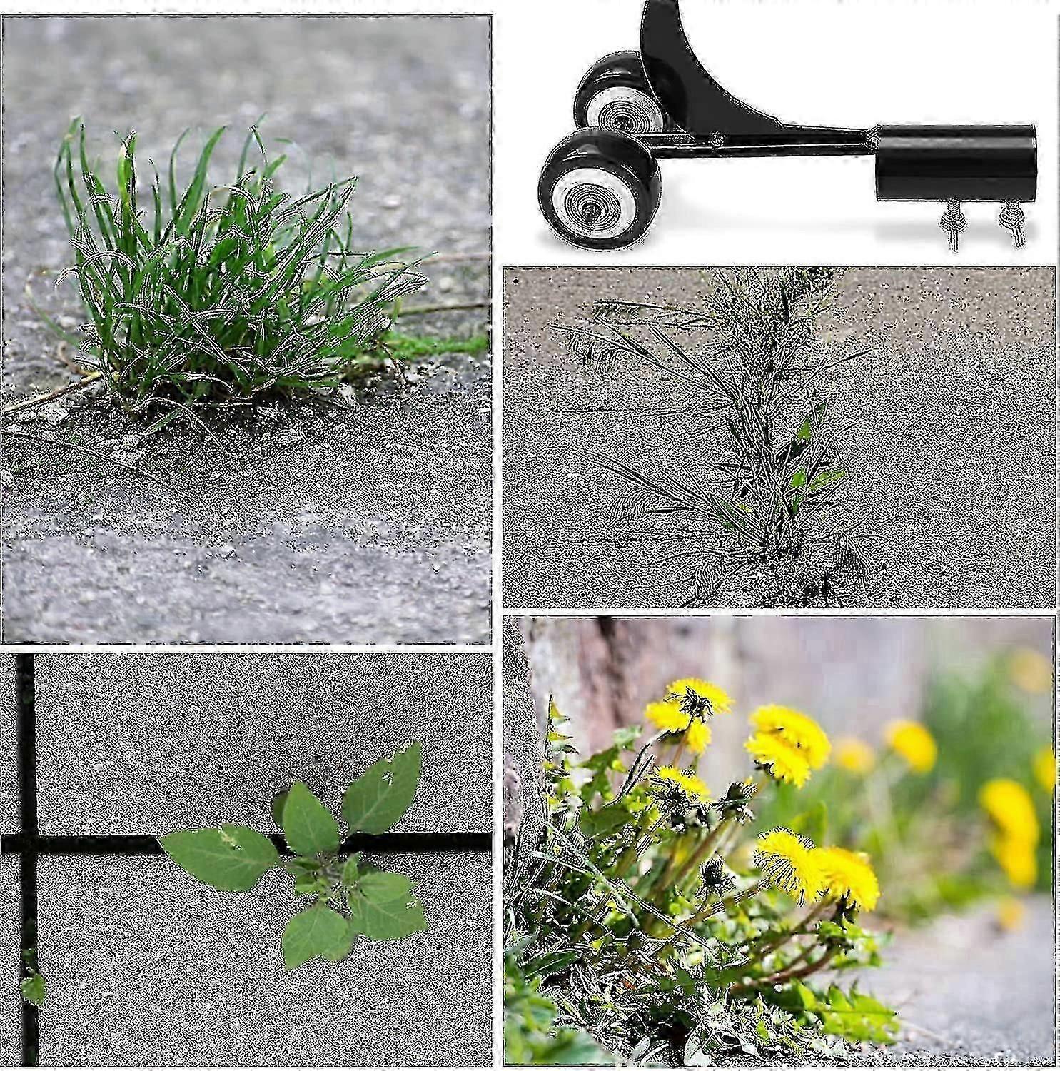 manual Weeding Tool, Manual Weeder With Wheels, For Cleaning Between ...