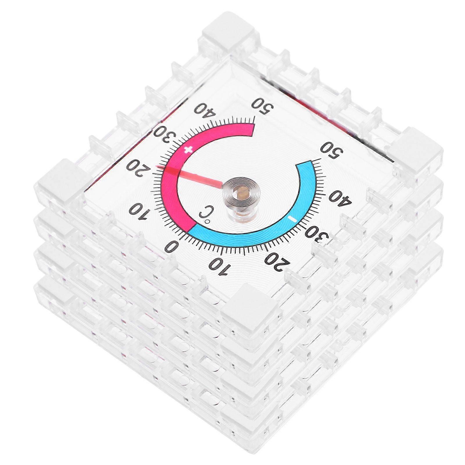 4pcs Window Thermometer Outdoor Thermometer Temperature Gauge For Home ...
