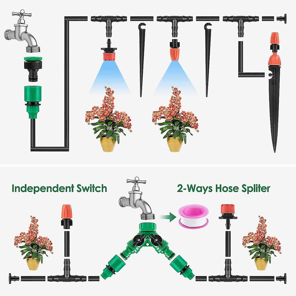 Automatic Drip Irrigation Kit Micro Irrigation System Automatic ...