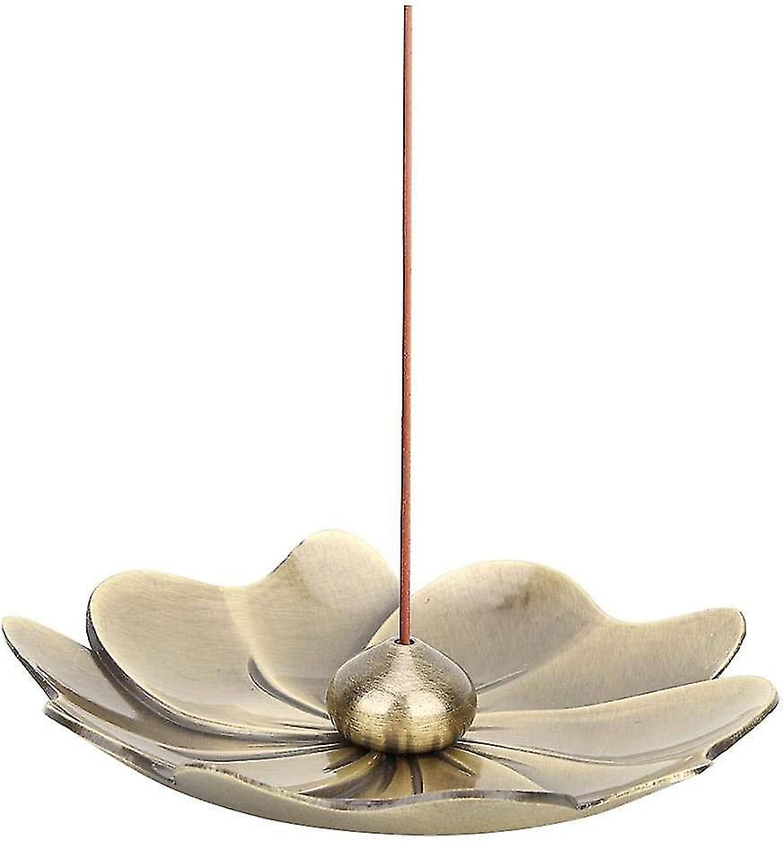 Mini Incense Stick Holder Pure Copper Lotus Flower Censer Thread ...