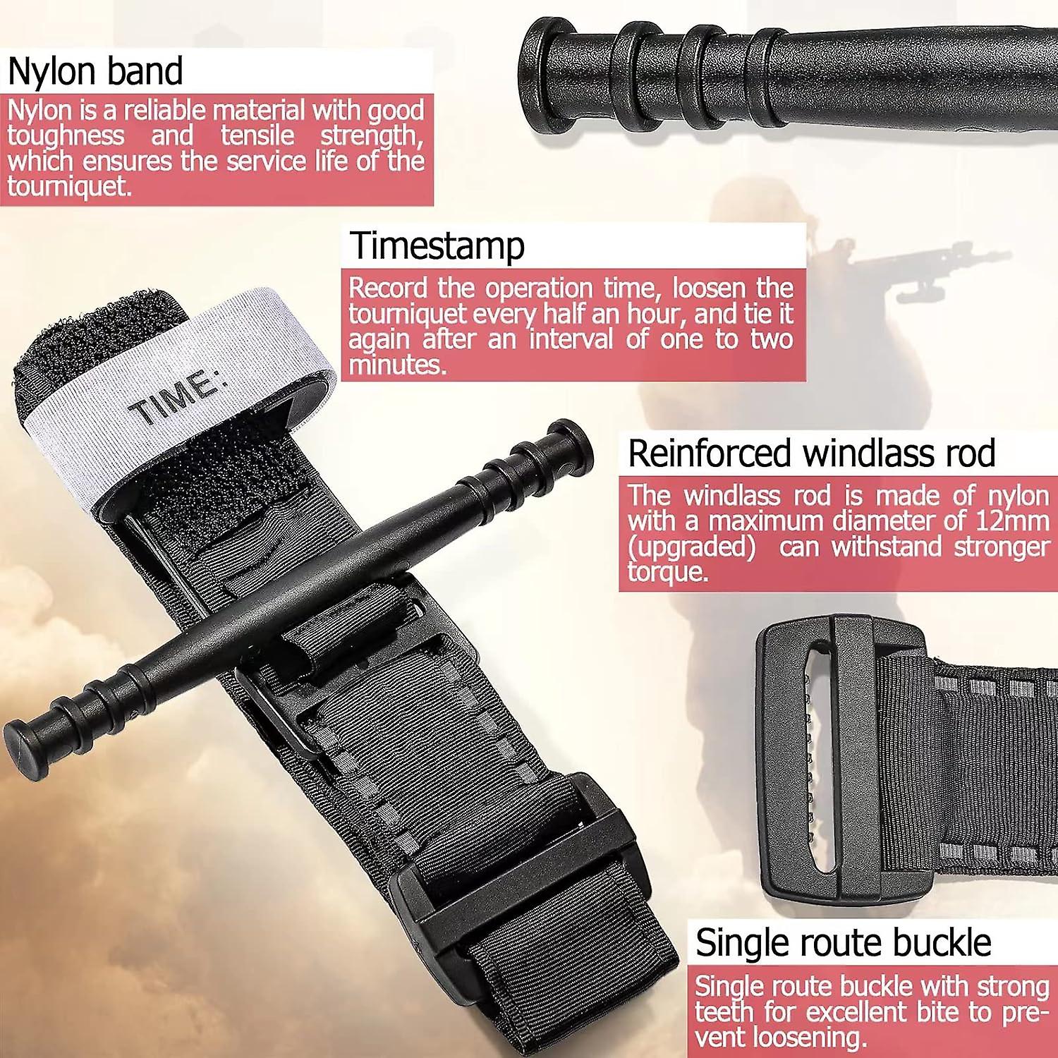 Tourniquet,military Tourniquet With Reinforced Windlass Rod - One ...