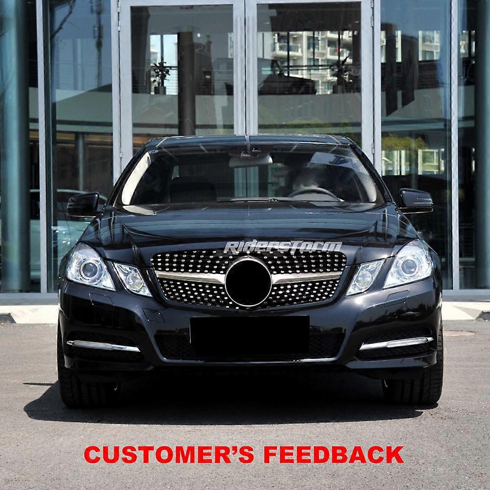 Year 2010 2011 2012 W212 Diamond Grille For merced E Class Sedan W212 Grille Front Grill For ...