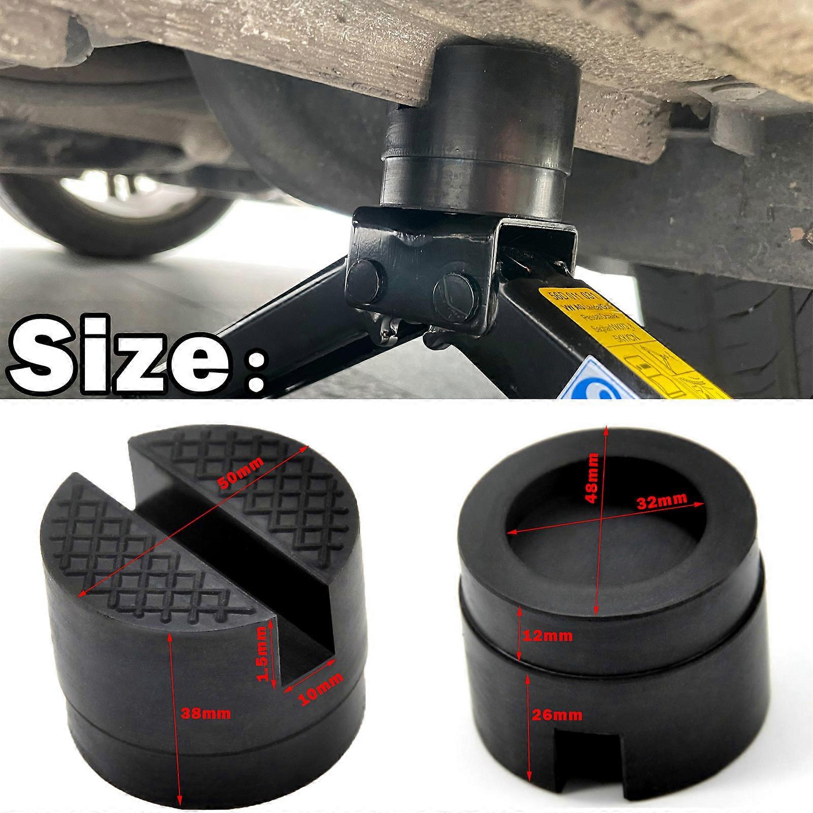 Floor Slotted Car Jack Rubber Pad Frame Protector Adapter Jacking Tool ...