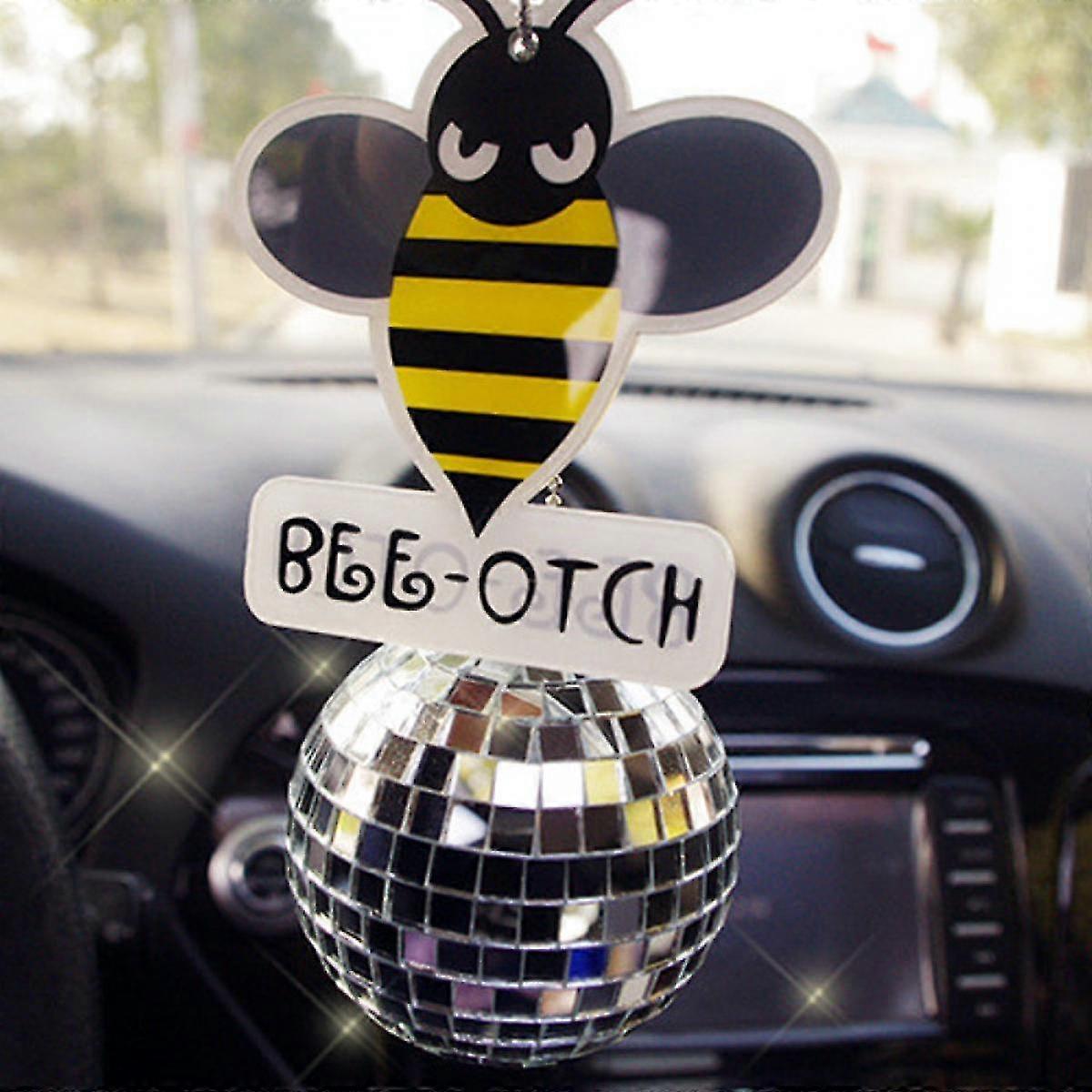 Fashion Bumblebee Car Pendant Decor Ornament Hanging Gift Rear View ...