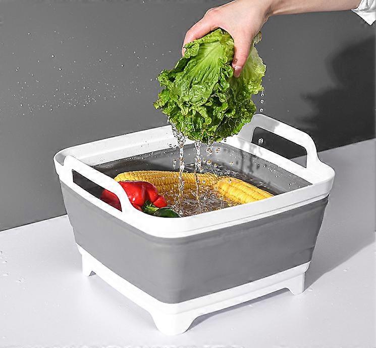 Dishpan for Washing Dishes,9L Collapsible Dish Tub Portable Sink,Wash ...