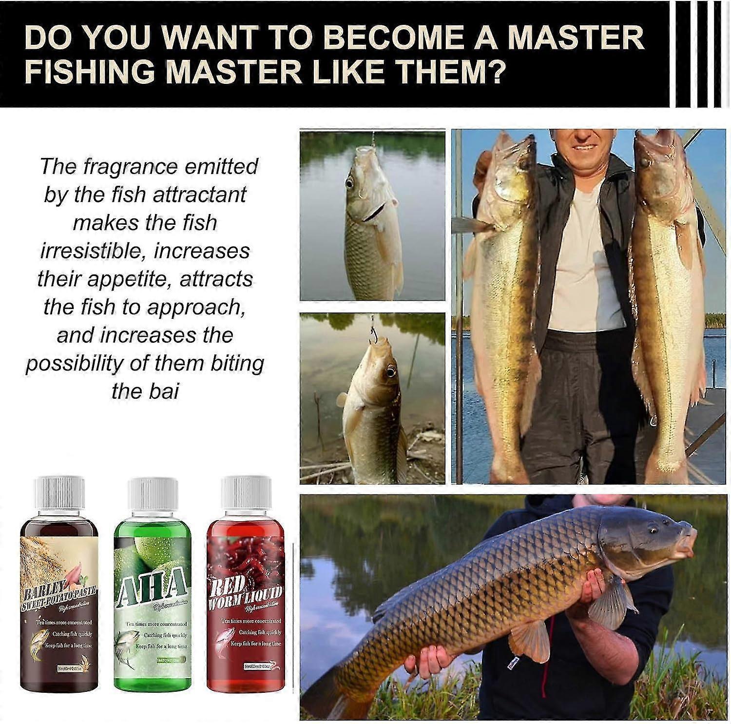 Bait-flavored fish attractant, bait fish attractant, liquid bait fish ...