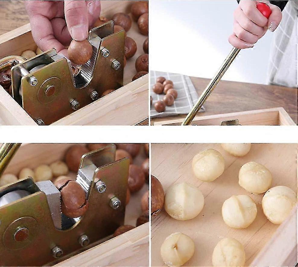 Nutcracker Shell Breaker Tool Adjustable Heavy Duty Nutcracker Walnut ...