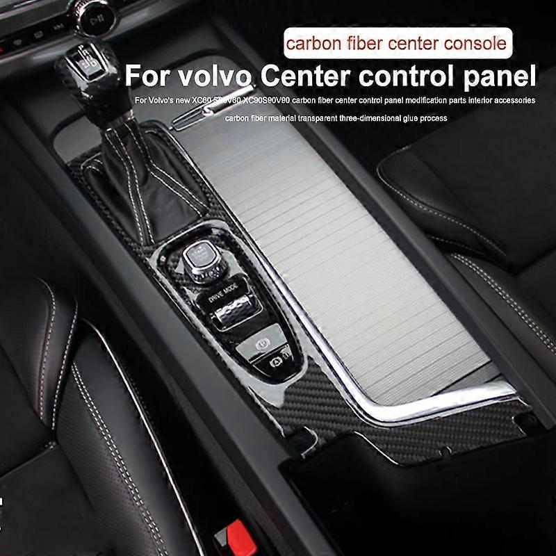 Carbon Fiber Center Control Panel Interior for Volvo XC60 S60 V60 V60CC ...