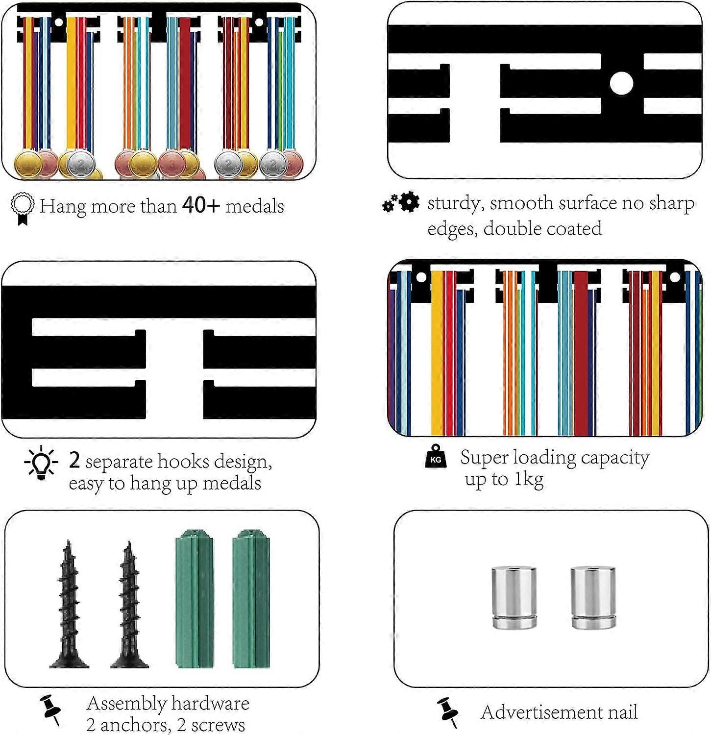 Judo Medal Holder Sport Medal Hanger Medal Rack Acrylic Display Wall ...