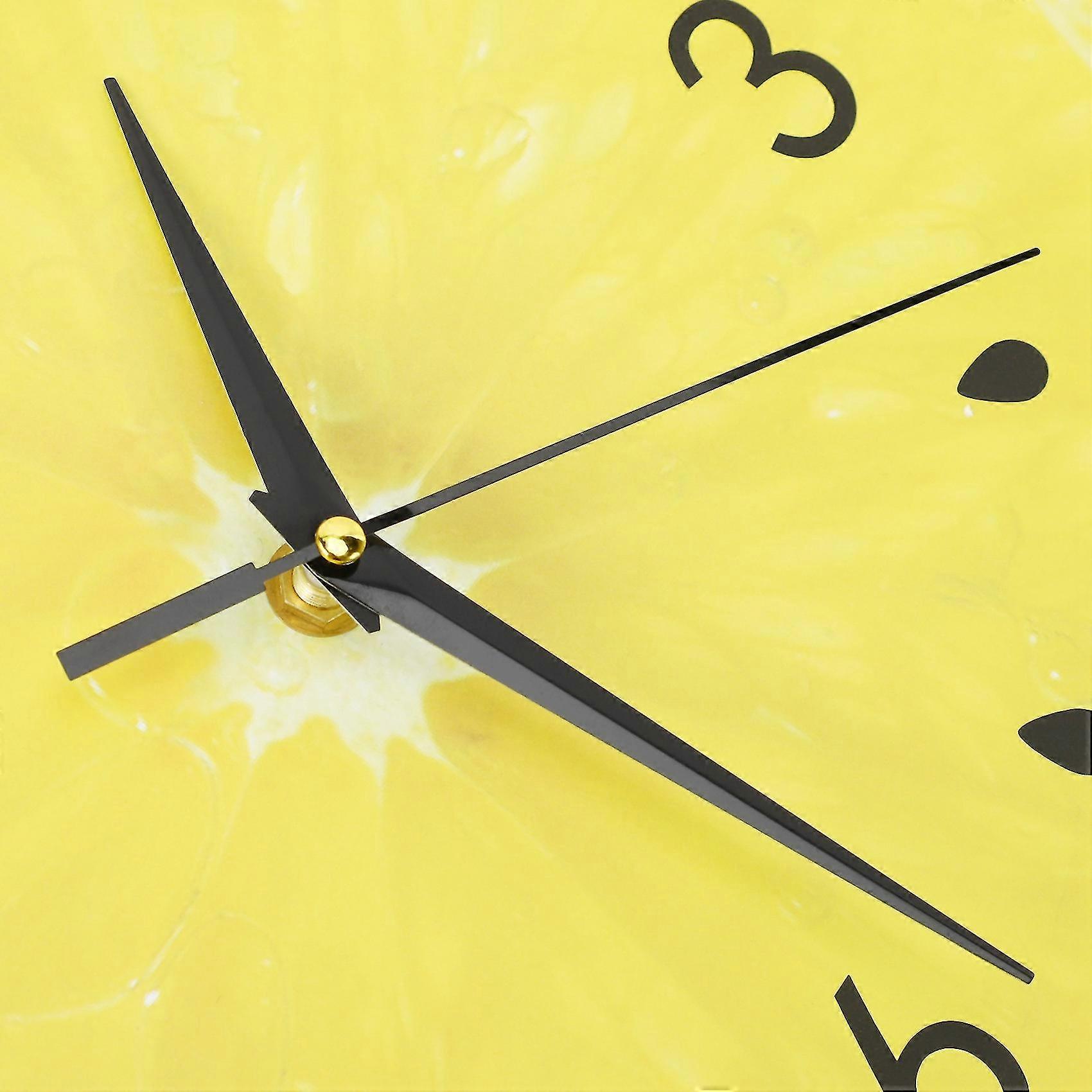 Lemon Fruit Wall Clock Lime Modern Kitchen Clocks Home Decor Living ...