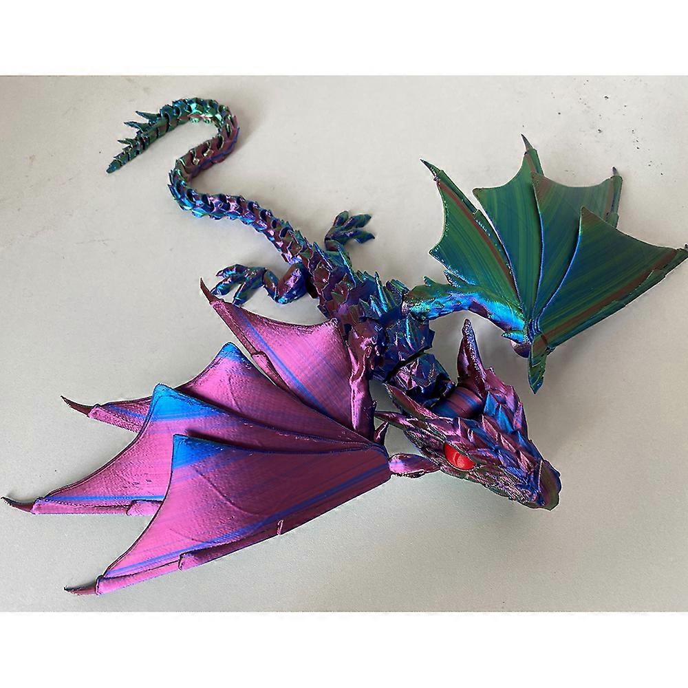 3D Printed Movable Flying Dragon with Joints Technology Dinosaurios ...