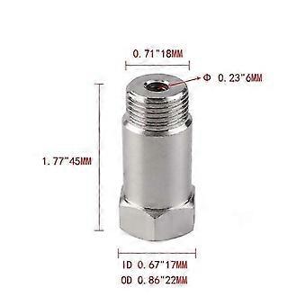 10Pcs O2 Sensor Spacer Adapter Extender Extension Straight 45mm M18X1.5 ...