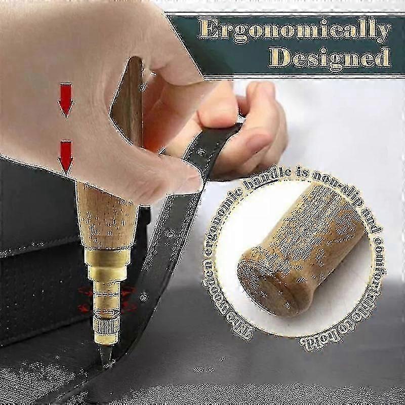 Diy Leather Hole Punch Screw Hole Punch Tool With 6 Tip Sizes and ...