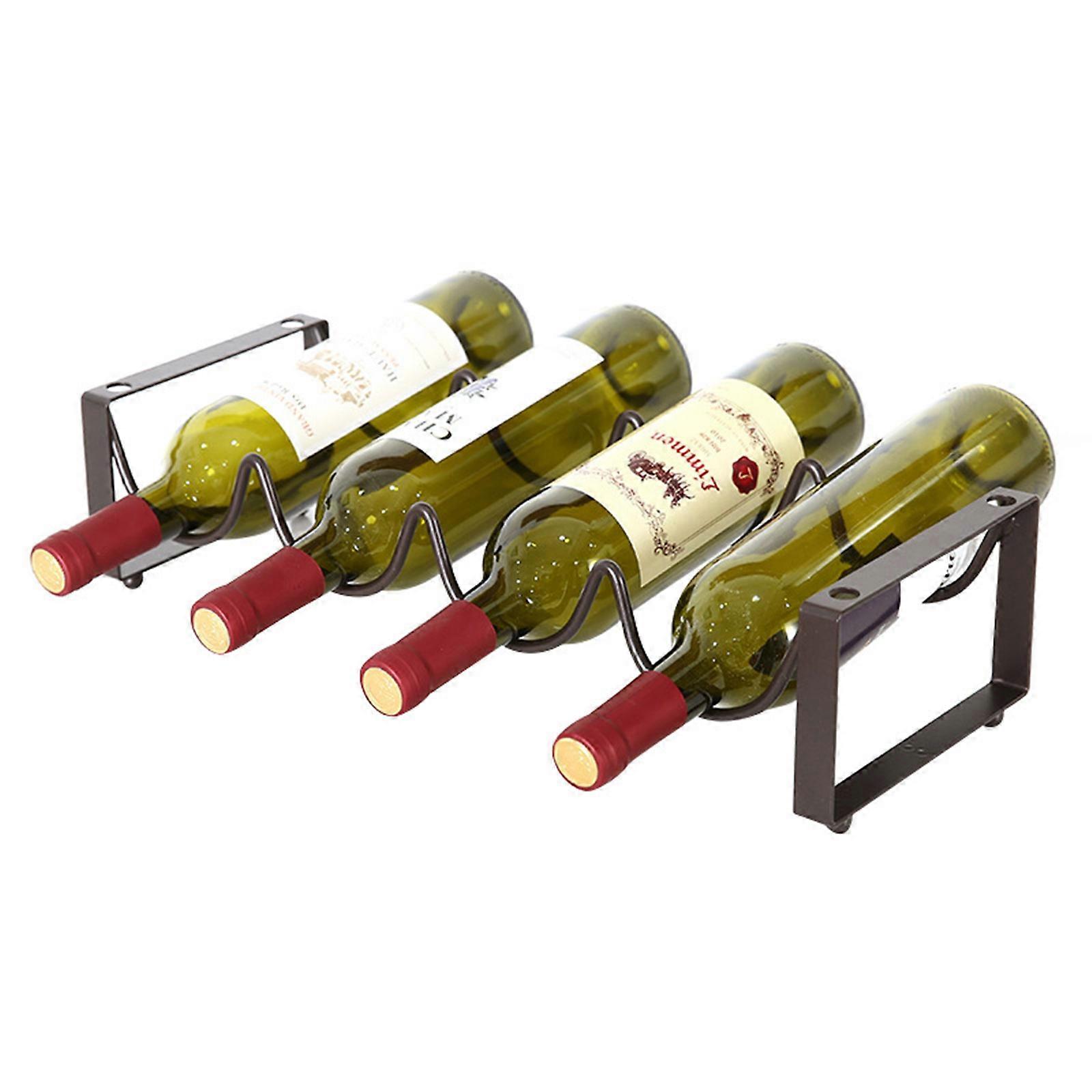 Standing Bottles Holder Organizer Elegant Wine Rack Grape Wine Shelf ...