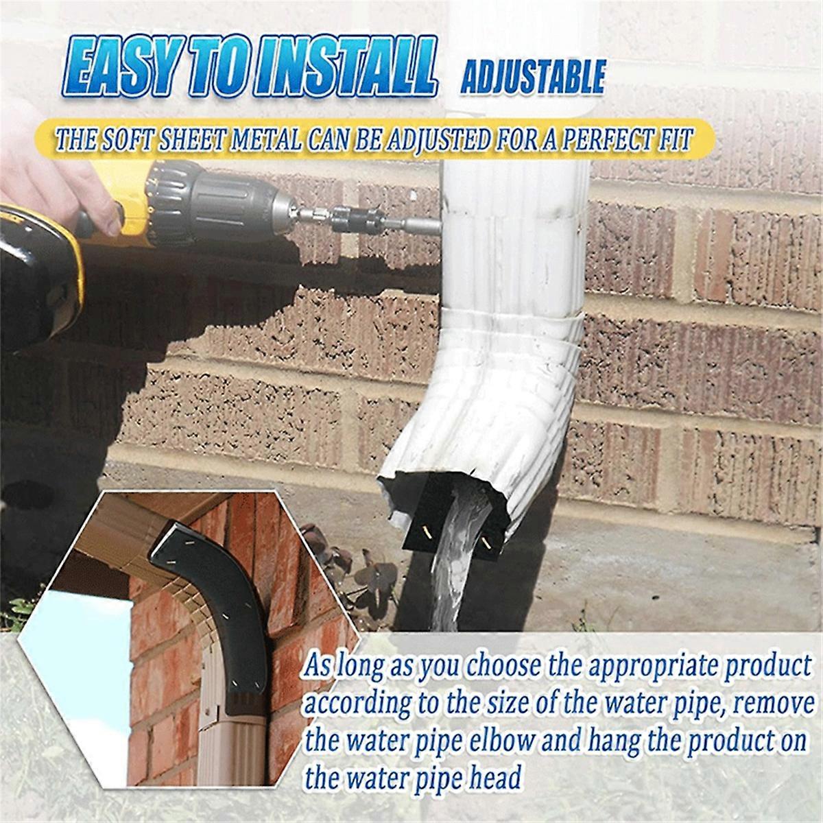 Gutter Noise Dampener- 2 Pack Rain Gutter Downspout Silencer A | Fruugo UK