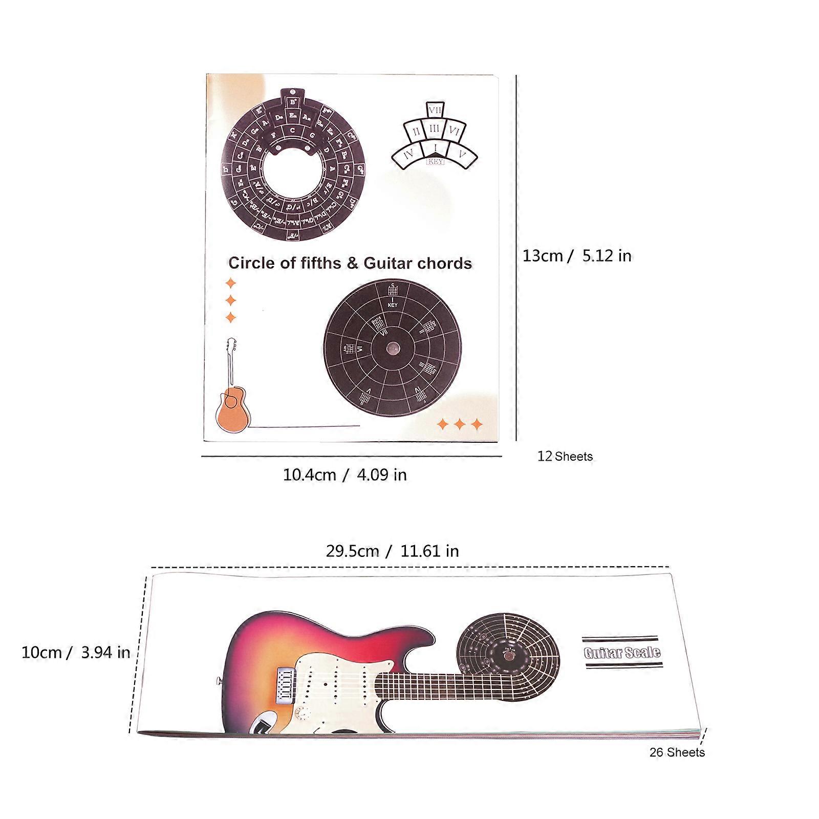 Beginner Guitar Chords Instruction Book Acoustic Guitar Practice Chords ...