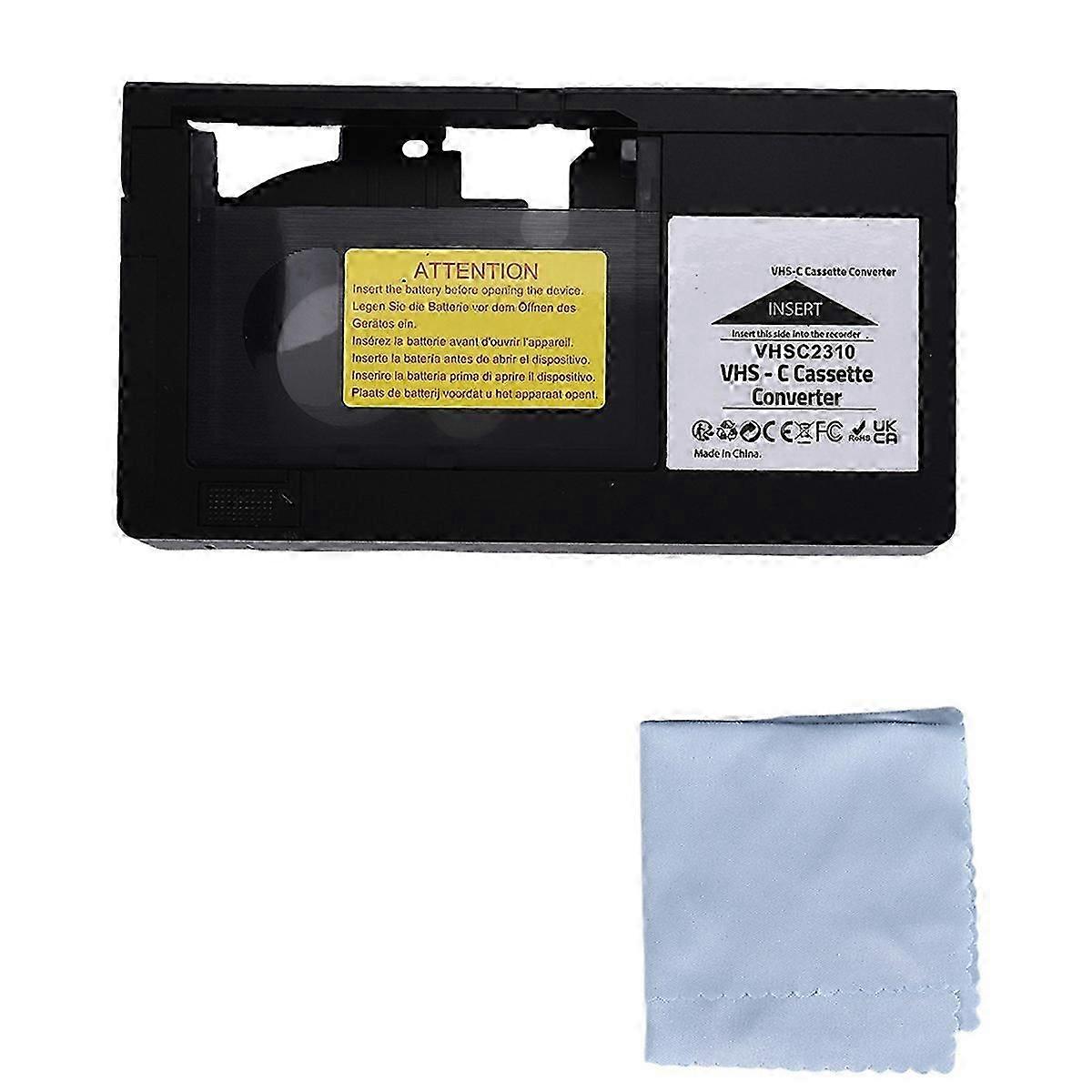 VHS-C Cassette Adapter compatible with VHS-C SVHS Camcorders JVC RCA ...