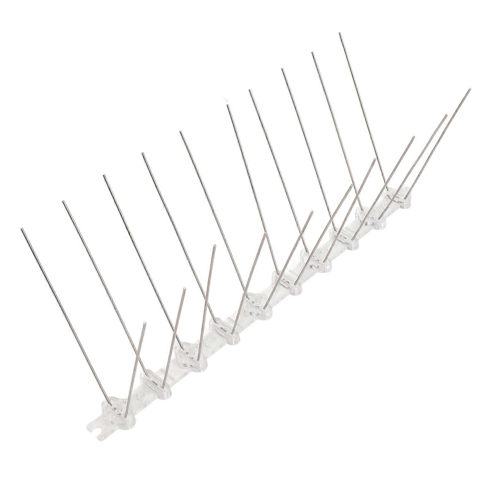 12 Sets Stainless Steel Versatile Repellent Bird Deterrent Spikes with ...