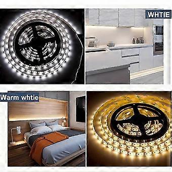 5V USB LED Strip Light Warm/White Flexible Lamp Christmas Decoration ...