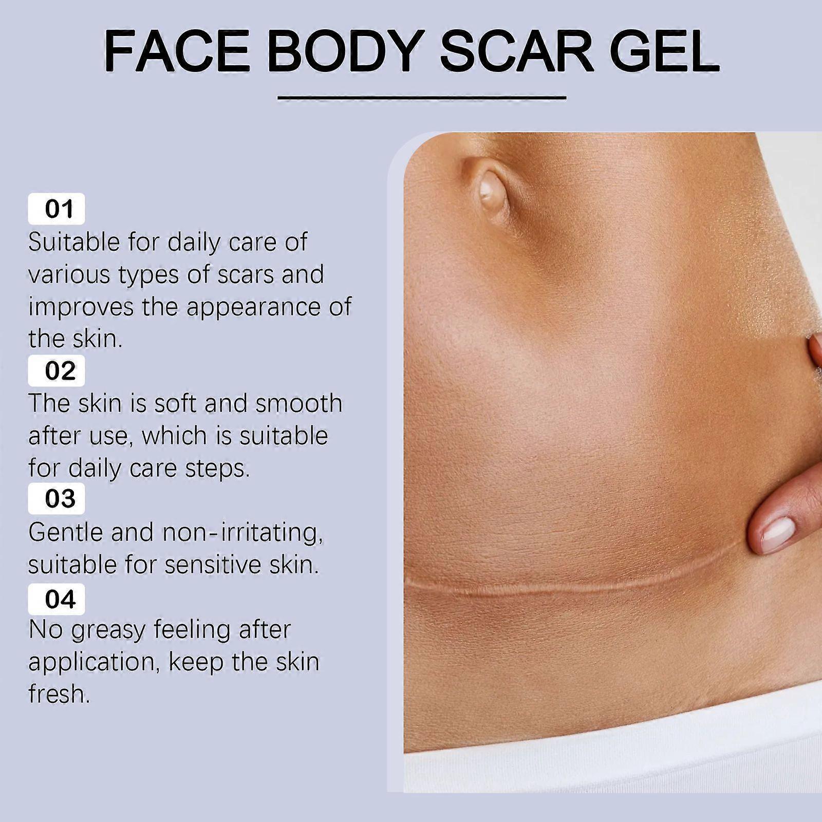 Advanced Scar Gel for Face & Body - Scar Treatment for Surgical Scars ...