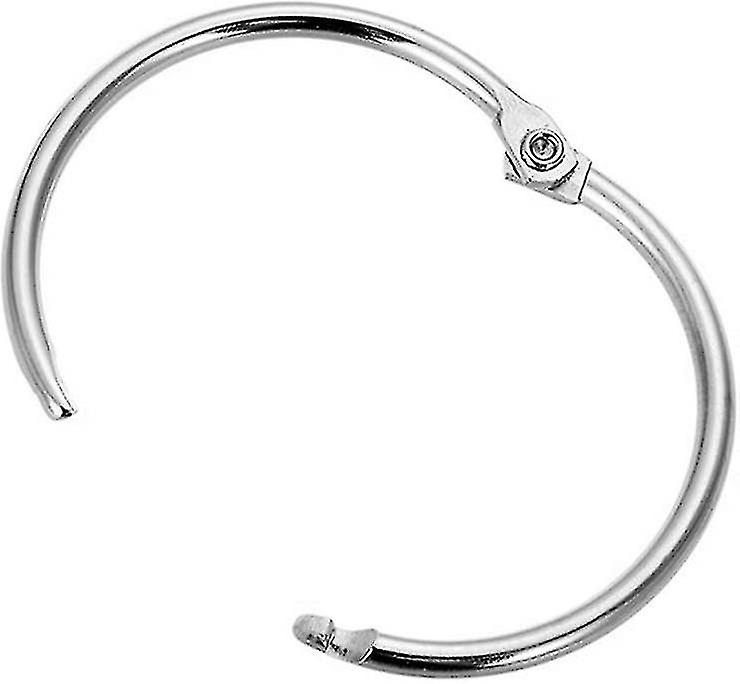 50pcs Binder Rings 1.25 Inch,nickel Plated Steel Book Rings,loose Leaf ...