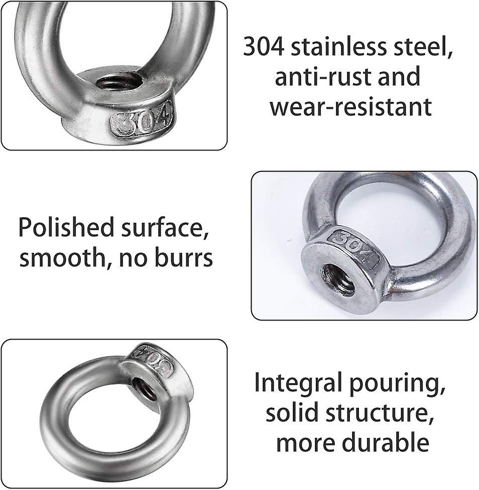 M10 Lifting Ring Eye Nut,Stainless Steel Eye Nut,Stainless Steel Female ...