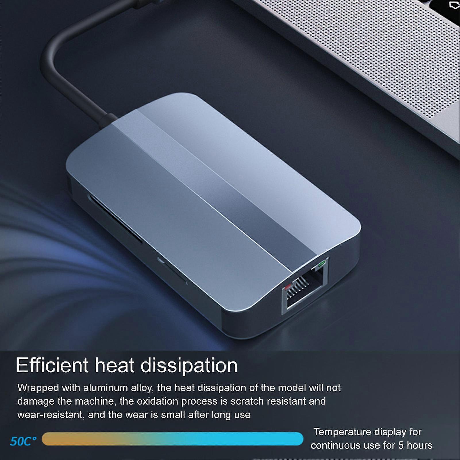 Expansion Dock Fast Transmission Data Transfer 5 in 1 USB3.0 USB 2.0 ...