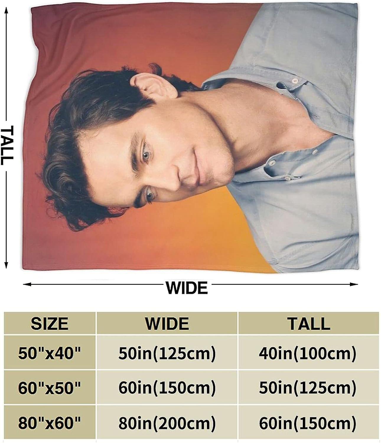 Matt skuespiller Bomer Fleece tæppe Varm Fuzzy Soft Throw Blanket Comfy ...